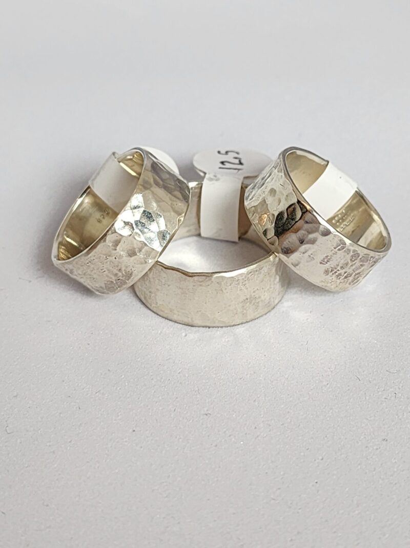 Sterling Silver Hammered Rings, various sizes | The Red TeePee