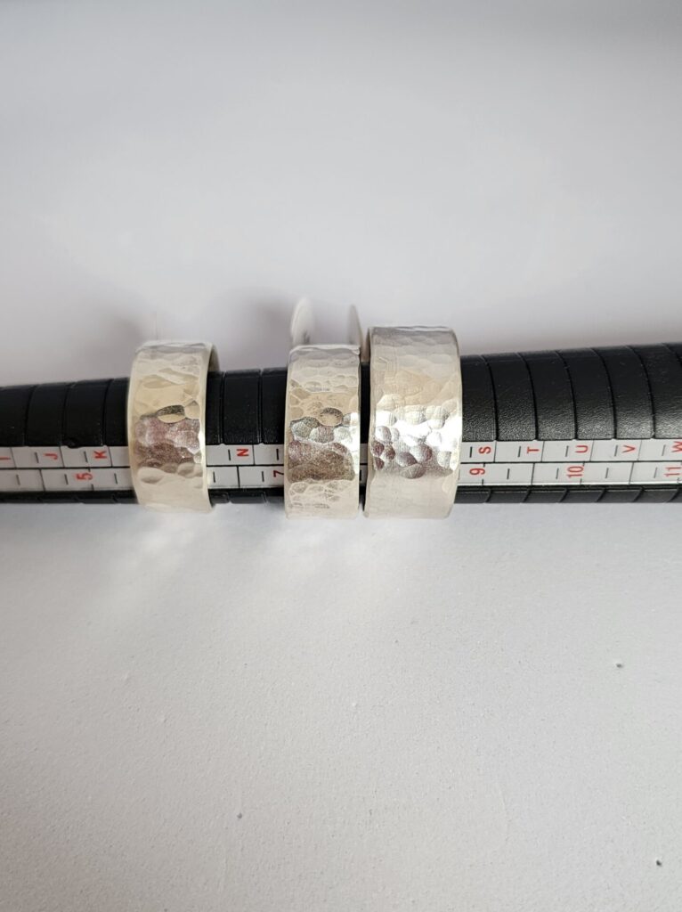 Sterling Silver Hammered Rings, various sizes | The Red TeePee