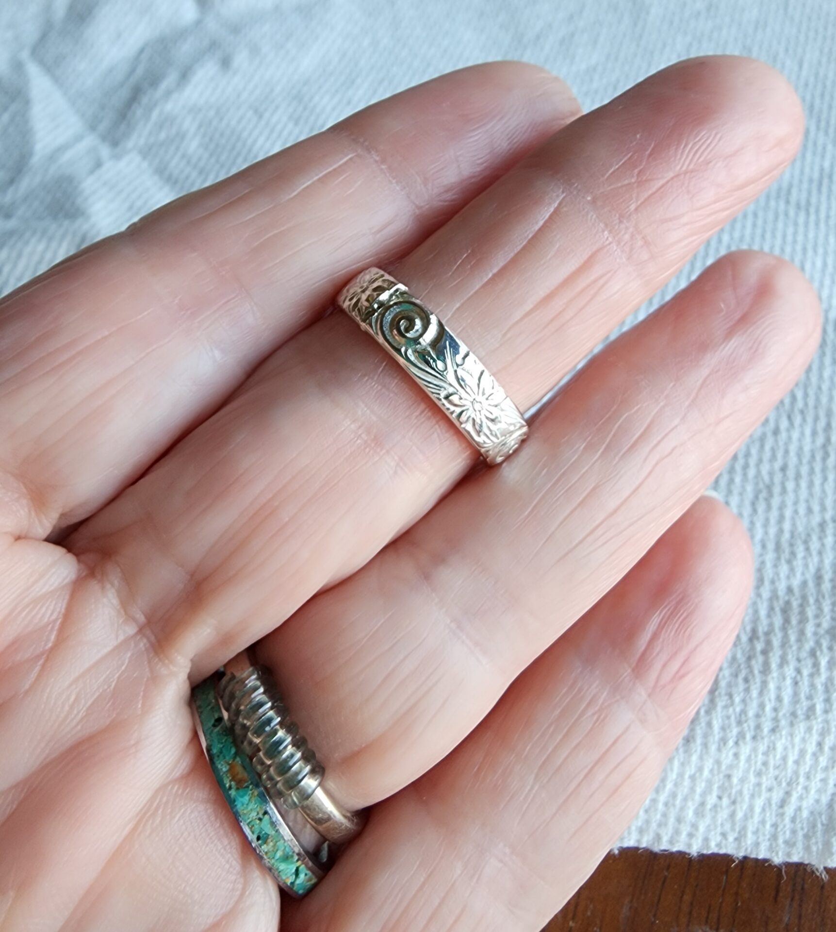 Sterling Silver Stacker Ring, Size 8.5 | The Red TeePee